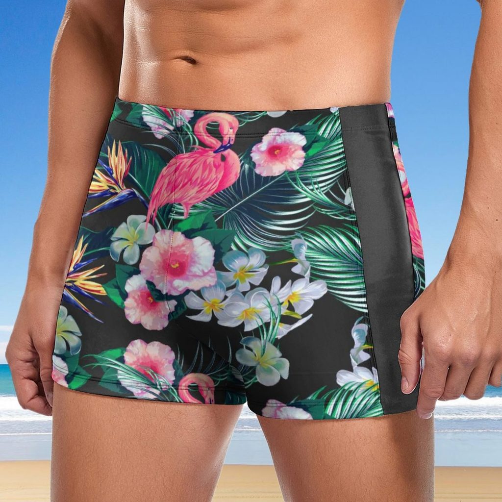 Flamingo Swim Trunks Men - Juhi