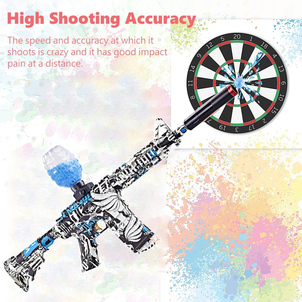 Toy AKM-47 Automatic Splatter Ball Electric Water Gun Gel Blaster For ...
