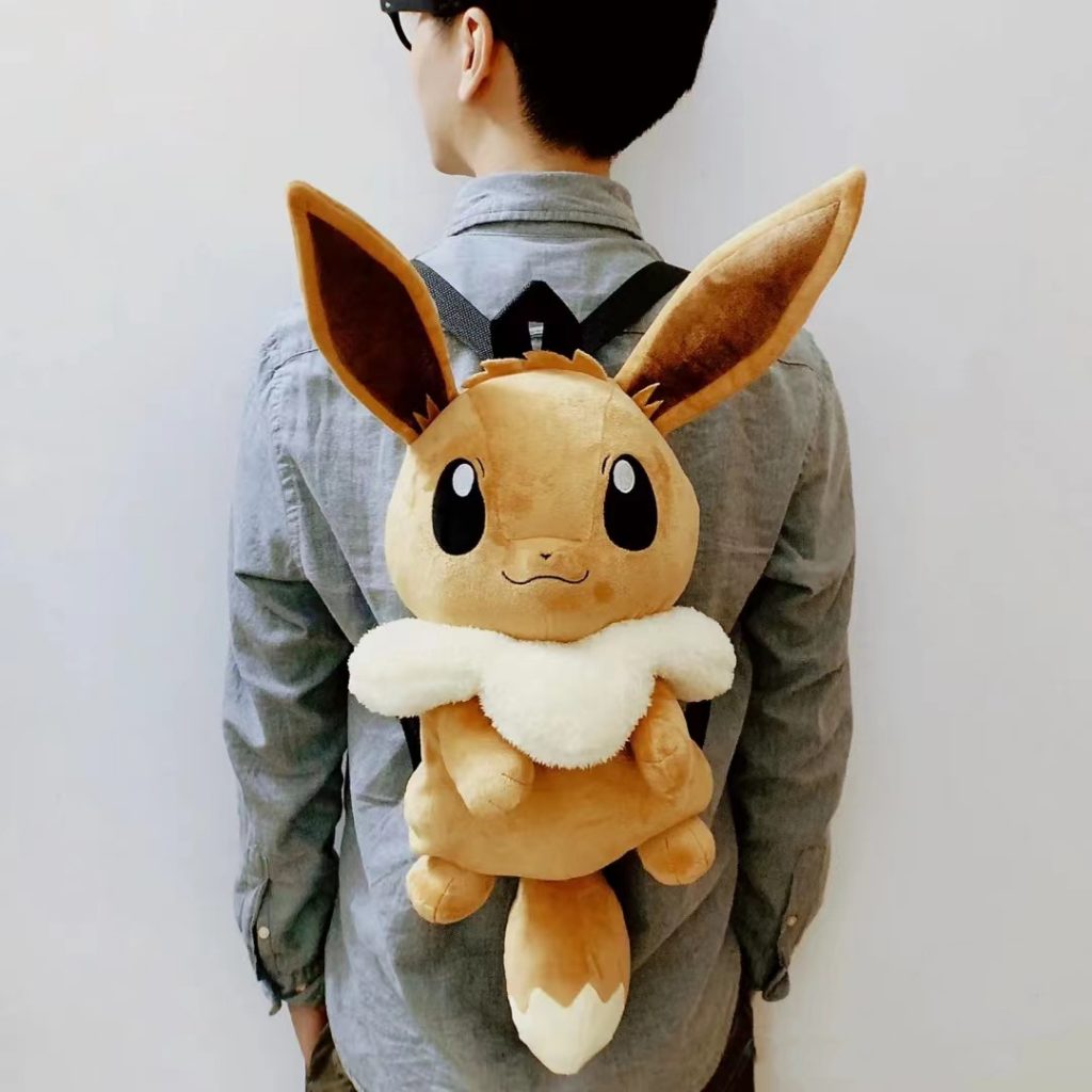 Kawaii Pokemon Eevee Plush Backpack Schoolbag - Juhi