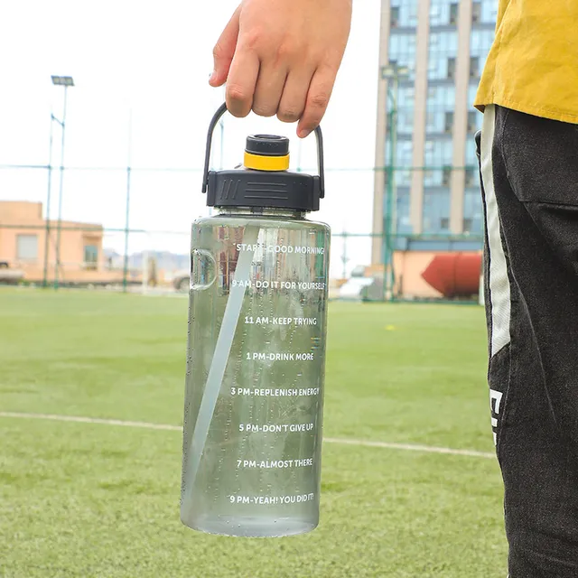3 Liter Water Bottle with Straw & Markings - Juhi