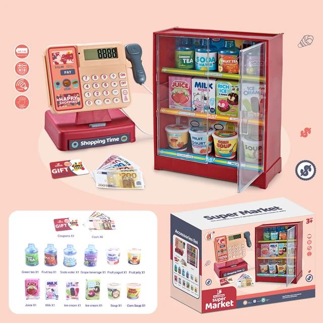 Pretend Cashier Register Toy for Kids - Juhi
